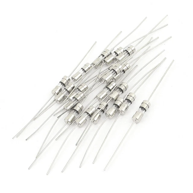 20PCS AC 250V 0.25A 4X11mm Axial Intérim ACtion Retardée Fusible Verre ...