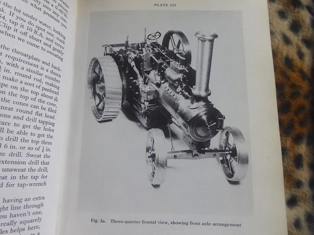 LIVE STEAM MODEL Traction Engine Diy Construction Manual Minnie 1St ...