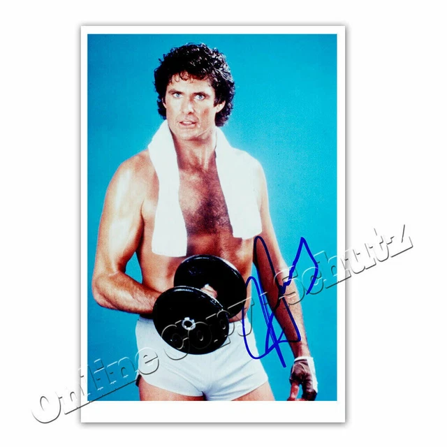 DAVID HASSELHOFF DE Baywatch & Knight Rider ° photo autographe EUR 3,89 ...