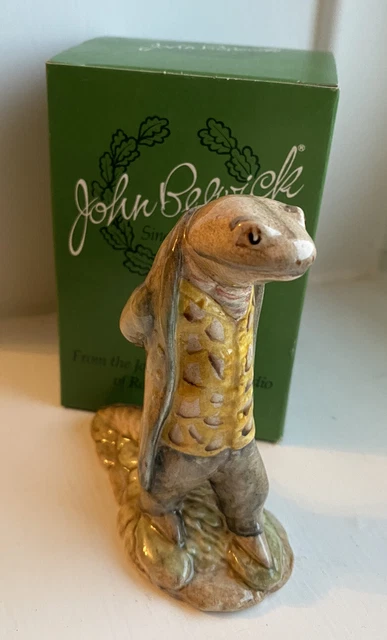 VINTAGE BESWICK BEATRIX Potter Figure Sir Isaac Newton Newt Perfect ...