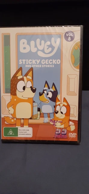 BLUEY - STICKY Gecko - Dvd/ Vol 8 /Region 4 Aus / $13 £7.29 - PicClick UK
