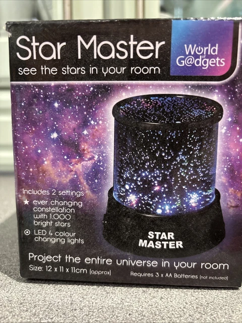 LED COSMOS STAR Master Sky Starry Night Projector Bed Light Lamp £7.04 ...