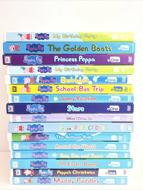 PEPPA PIG NICK Jr eOne DVD LOT OF 16 $69.22 - PicClick CA