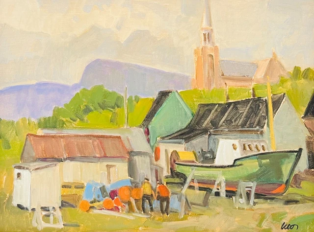 PAUL (TEX) LECOR, Canadian, original oil painting, 12x16 £1,137.96 ...