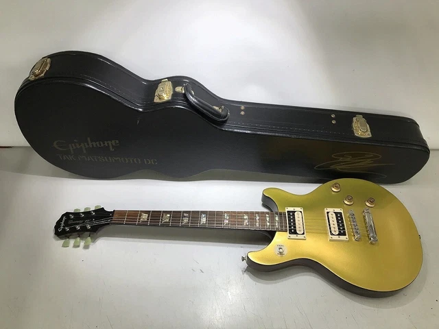 EPIPHONE ELECTRIC GUITAR DC STANDARD GOLDTOP TAK MATSUMOTO Model £933. ...
