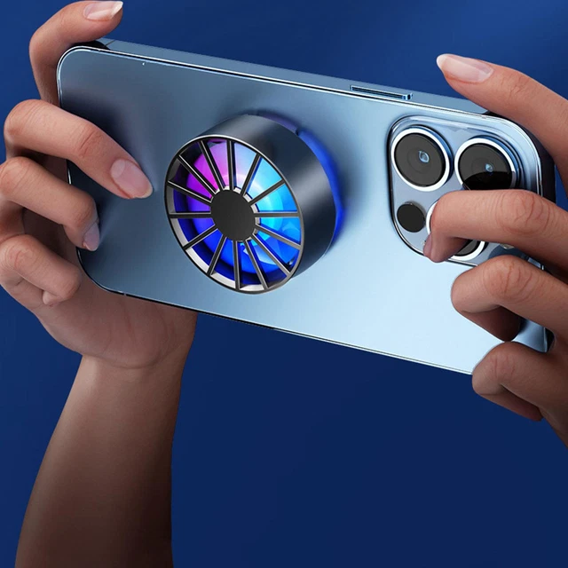 UNIVERSAL MINI MOBILE Phone Cooler Portable Cooling Fan Radiator Cool ...