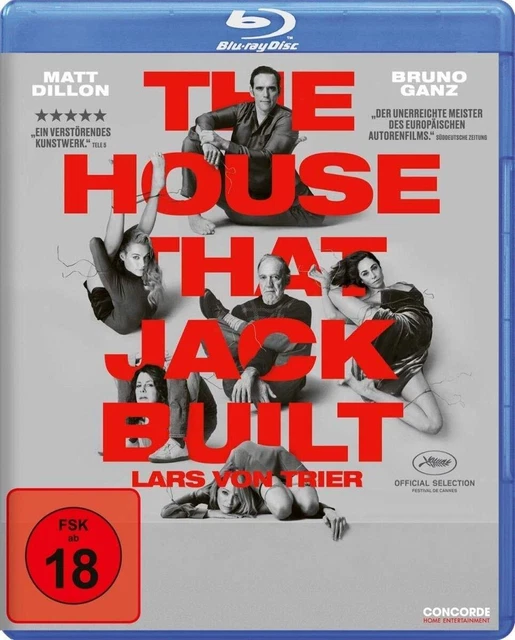 THE HOUSE THAT Jack Built (Blu-ray) Thurman Uma Dillon Matt Ganz Bruno ...