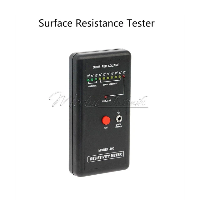 SURFACE RESISTANCE RESISTIVITY Meter DS Electrostatic Static ...