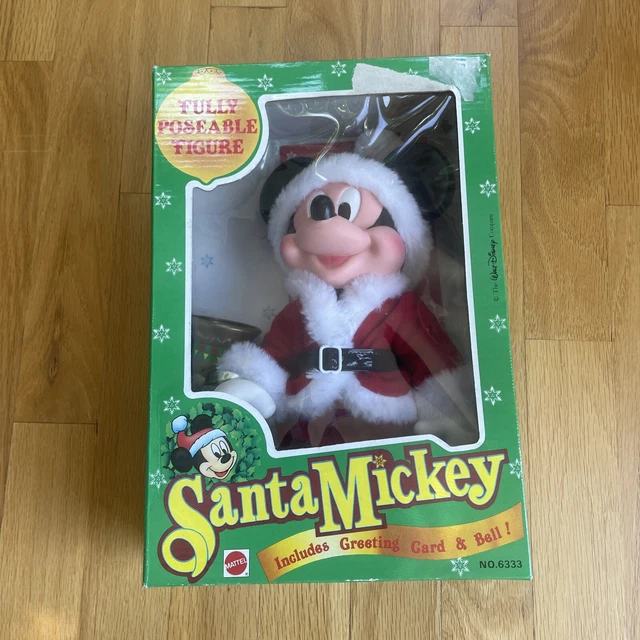 DISNEY'S SANTA MICKEY Fully Poseable By Arco No 6333 £28.27 - PicClick UK