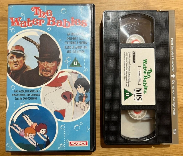 THE WATER BABIES VHS Tape PAL Pickwick 1988 Kids Family Film Animation ...