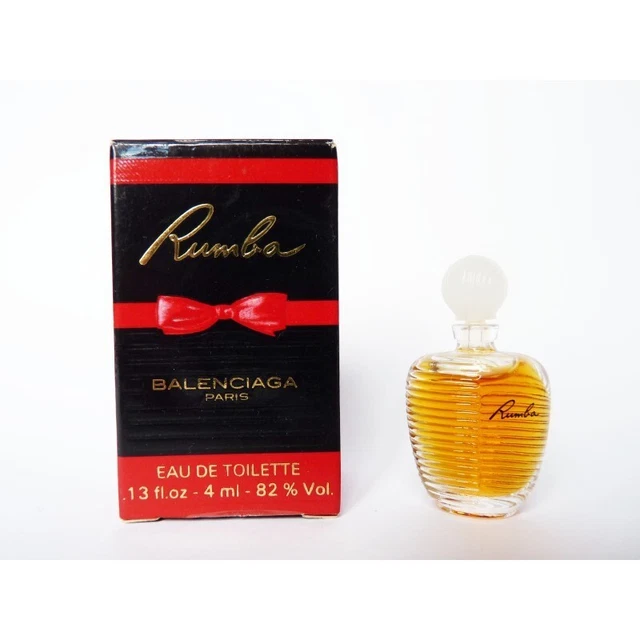 MINIATURE DE PARFUM BALENCIAGA RUMBA EAU DE TOILETTE 4ml PLEINE AVEC ...