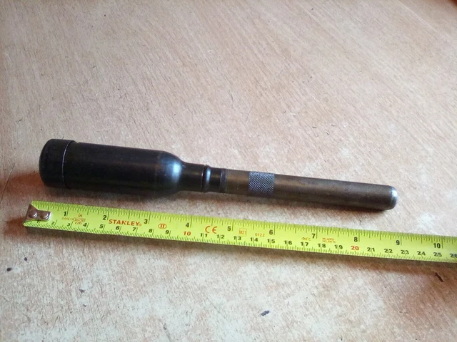 VINTAGE ORIGINAL TECALEMIT Grease Gun. Brass Cover. £6.96 - PicClick UK