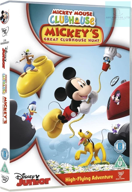 MICKEY MOUSE CLUBHOUSE DVD - Mickey's Great Clubhouse Hunt Fun Kids ...