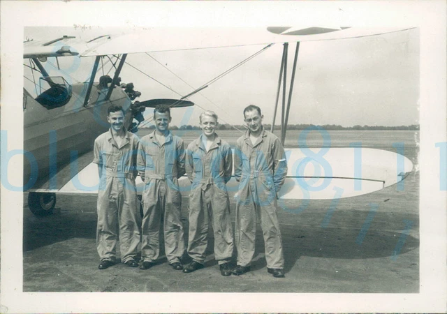 WW2 RAF AIRMAN photo Darr Aero Tech GA US 1941 Trainee Pilots of CE ...