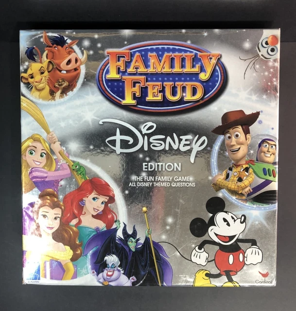 SIGNATURE FAMILY FEUD Game Disney Edition All Disney Themed Questions ...