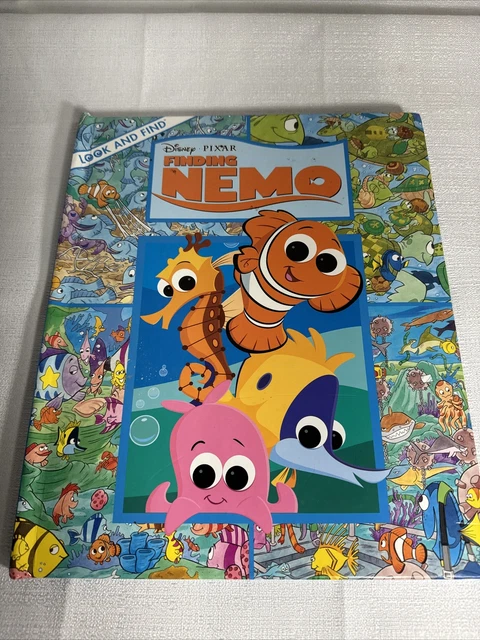 DISNEY'S PIXAR FINDING Nemo Look and Find Series Hardcover Book Good ...