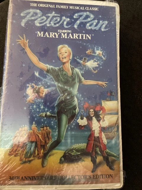 PETER PAN STARRING Mary Martin 30Th Anniversary Clctrs Edition Vhs £9. ...