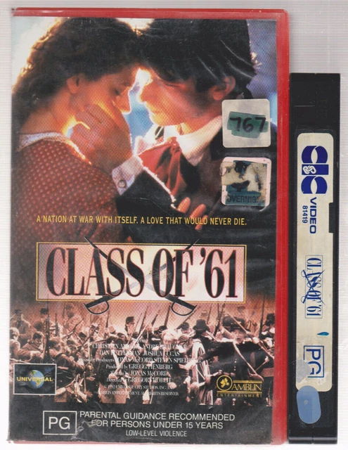 RARE VHS VIDEO Tape CLASS OF '61 Ex-Rental Big Box CIC £55.39 - PicClick UK