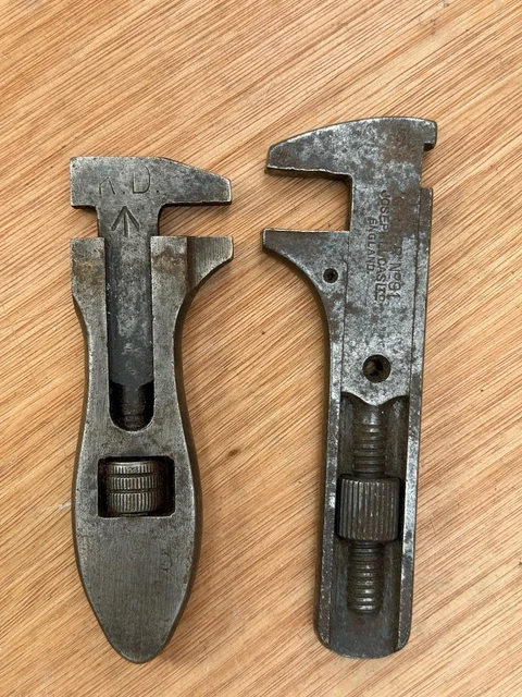 JOSEPH LUCAS GIRDER No.91 Spanner 4-1/2" And King Dick With Broad Arrow ...
