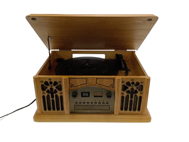 PROLECTRIX GR/SB719640 RECORD Player Cassette Radio CD Wooden Music Box EUR 11,66 - PicClick IT