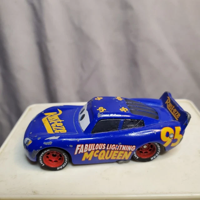 MATTEL DISNEY PIXAR CARS 3 FABULOUS LIGHTNING McQUEEN #95 RUST-EZE BLUE ...