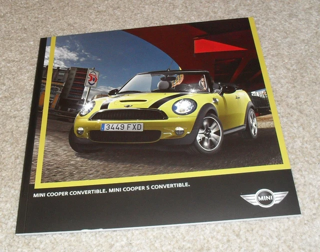 MINI COOPER & Mini Cooper S Convertible Brochure 2009 £19.95 - PicClick UK