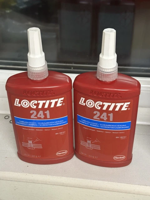 LOCTITE 241 MEDIUM strength, 2-part low-viscosity liquid threadlocker ...