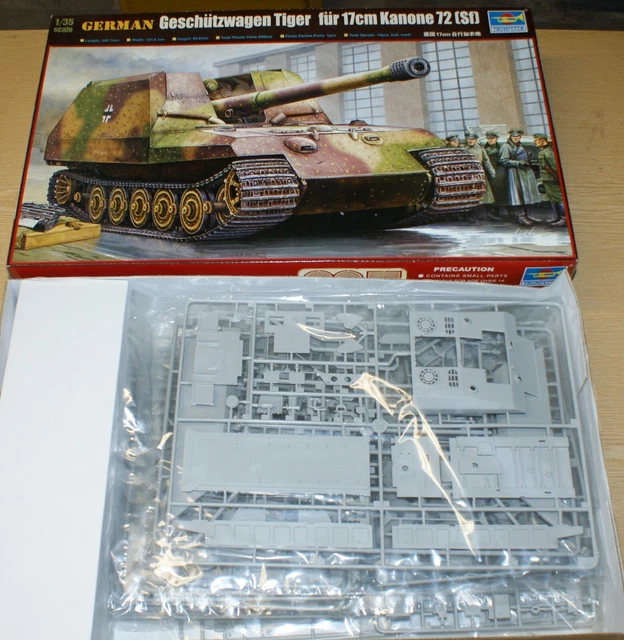 17CM GESCHÜTZWAGEN TIGER in 1/35 von Trumpeter EUR 69,00 - PicClick DE