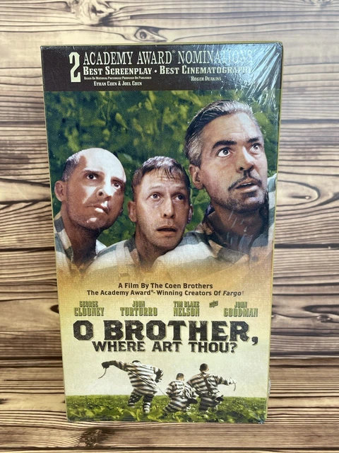 O BROTHER, WHERE Art Thou? VHS Video Tape Movie George Clooney Sealed £ ...