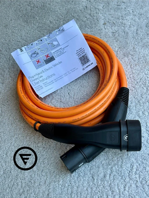 GENUINE 7.5M 22KW Toyota bZ4X C-HR Lexus UX EV Type 2 Public Charging ...
