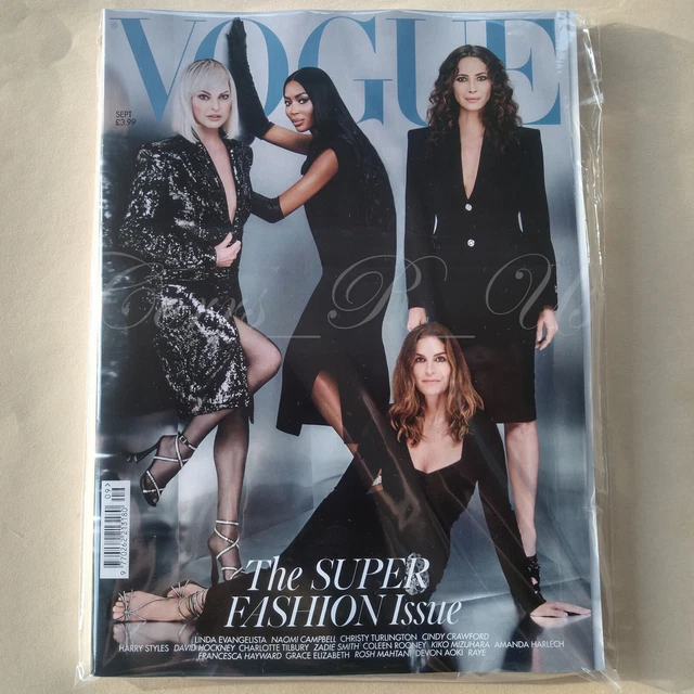 CINDY CRAWFORD ~VOGUE~SEPT 2023~Naomi Campbell~SUPERMODELS~Lindbergh ...