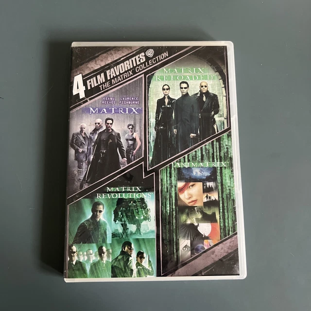 4 FILM FAVORITES: the Matrix Collection (DVD) Keanu Reeves $10.99 ...