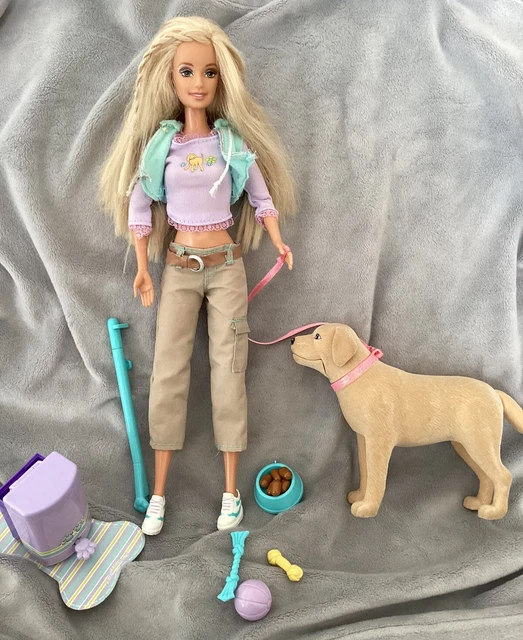 2006 BARBIE DOLL And Pooping Tanner Dog. Nr Complete Set . VGC £21.00 ...