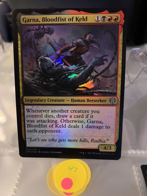 FOIL GARNA, CRÉATURE légendaire Bloodfist of Keld Dominaria United Magic MTG EUR 1,32 - PicClick FR