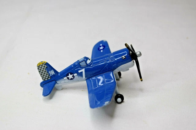 MATTEL DISNEY PIXAR Planes Skipper Blue Die-cast Figure Toy X9461 £11. ...