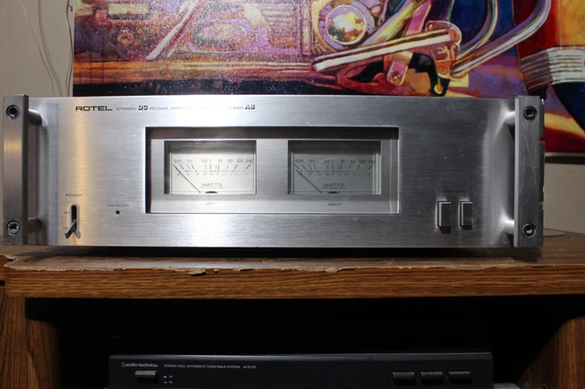 RARE ROTEL 2 Channel DC Power Amplifier RB-2000 Class AB 120WPC ...