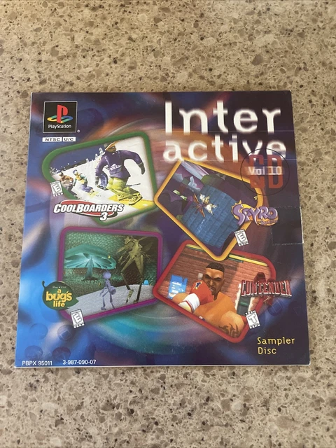 INTERACTIVE DEMO CD Sampler Disc Vol Volume 10 - Sony PlayStation PS1 ...