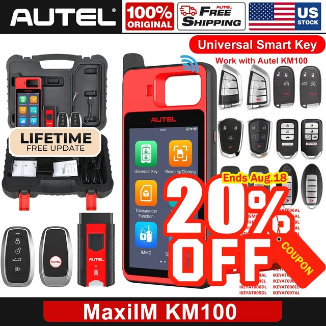🔥$376🔥 AUTEL MAXIIM KM100 Key Fob Programming Tool 2024 Programmer ...