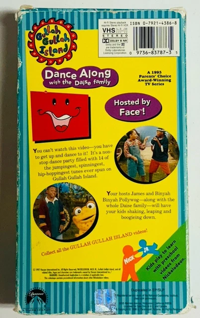 NICK JR GULLAH Gullah Island - Dance Along with the Daise Family - VHS ...