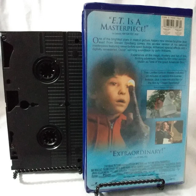E.T. THE EXTRA-TERRESTRIAL (VHS, 2002, 20th Anniversary Limited Edition ...