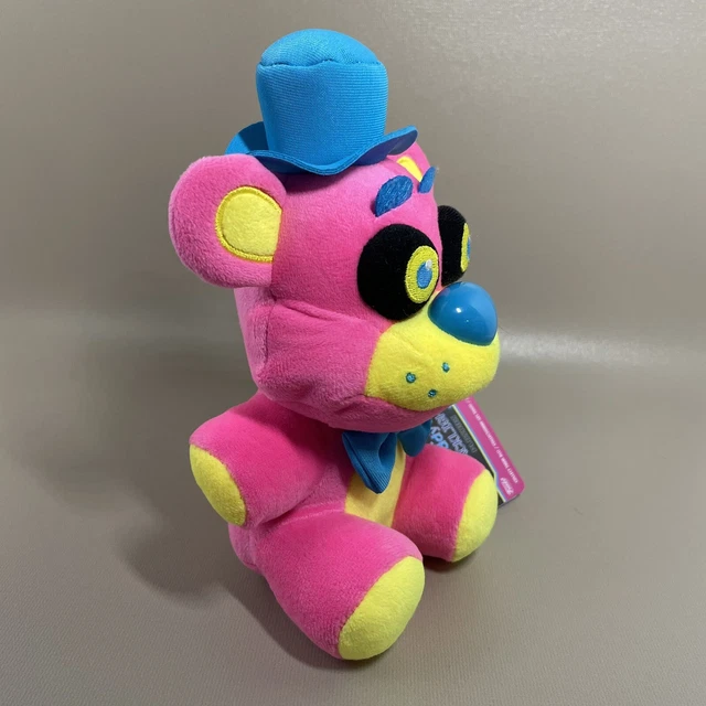 2017 FUNKO FIVE Nights At Freddy's Plush Blacklight Neon Freddy Pink 8 ...