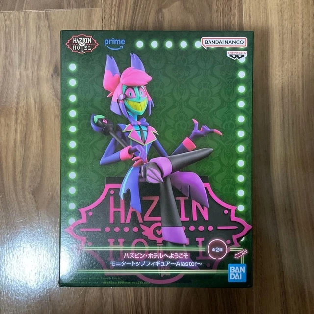 HAZBIN HOTEL SITZENDER Monitor Top Figur Alastor B 14 cm Banpresto ...