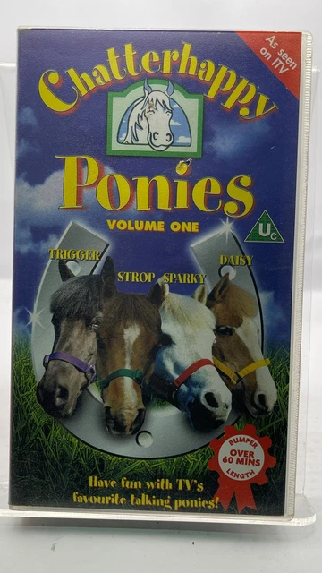 THE CHATTERHAPPY PONIES Volume 1 VHS Cassette Tape £8.99 - PicClick UK
