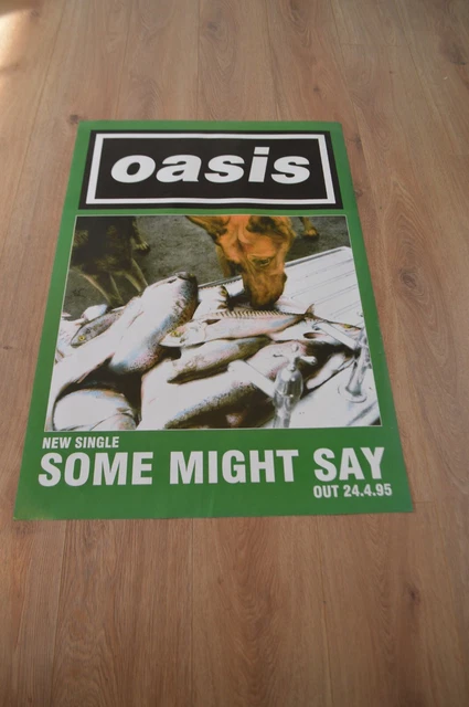 OASIS POSTER - Original Promo- Some Might Say 1995 £40.00 - PicClick UK