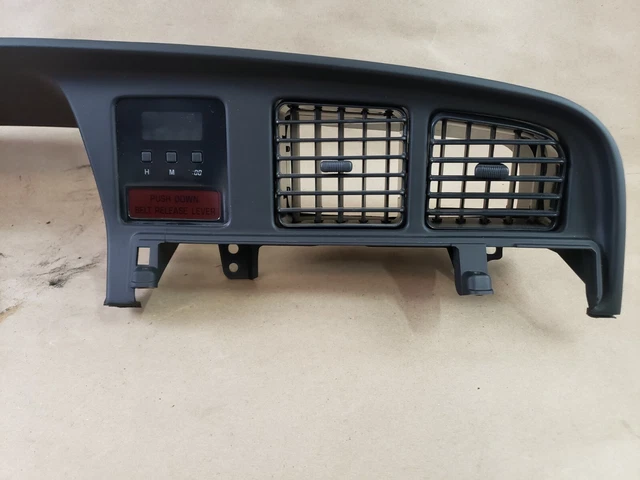 OEM 89-92 TOYOTA Cressida MX83 instrument cluster bezel clock air vents ...