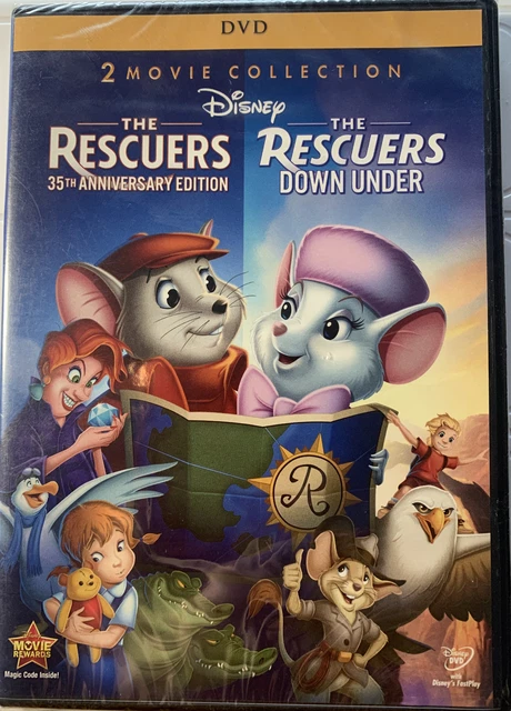 THE RESCUERS 35TH Anniversary Edition/The Rescuers Down Under DVD 156 ...