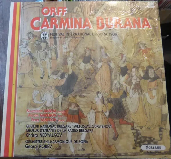 LP CARL ORFF , Sofia Philharmonic Orchestra , Georgi Robev Carmina ...