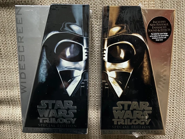 STAR WARS TRILOGY special edition vhs-1997-NIB-regular & widescreen £15.00 - PicClick UK