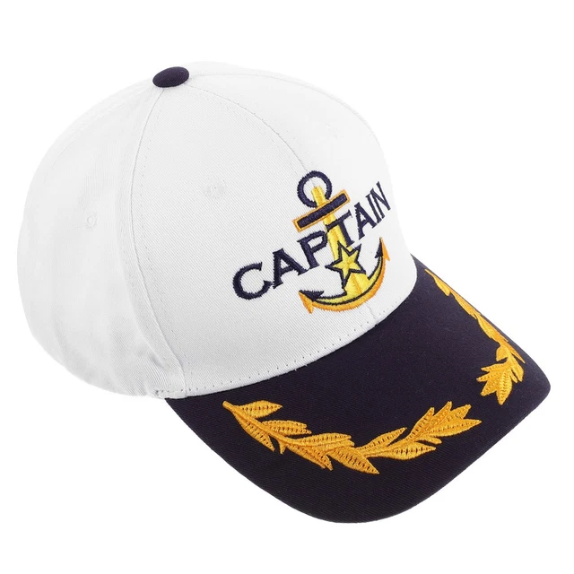 MATCHING CAPTAIN BOATING Baseball Cap Sailor Navy Hat Decorative ...