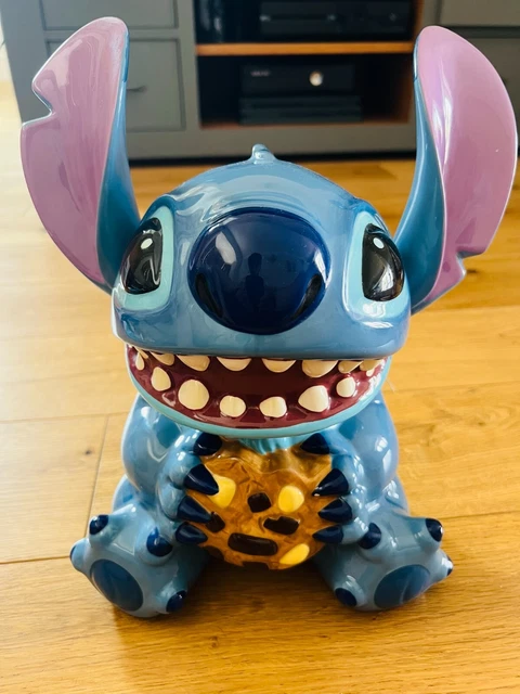 OFFICIAL DISNEY STITCH Collectable Ceramic Cookie Jar Disney World Lilo ...